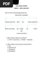 CSEC HSB June 2021 Paper 1 | PDF