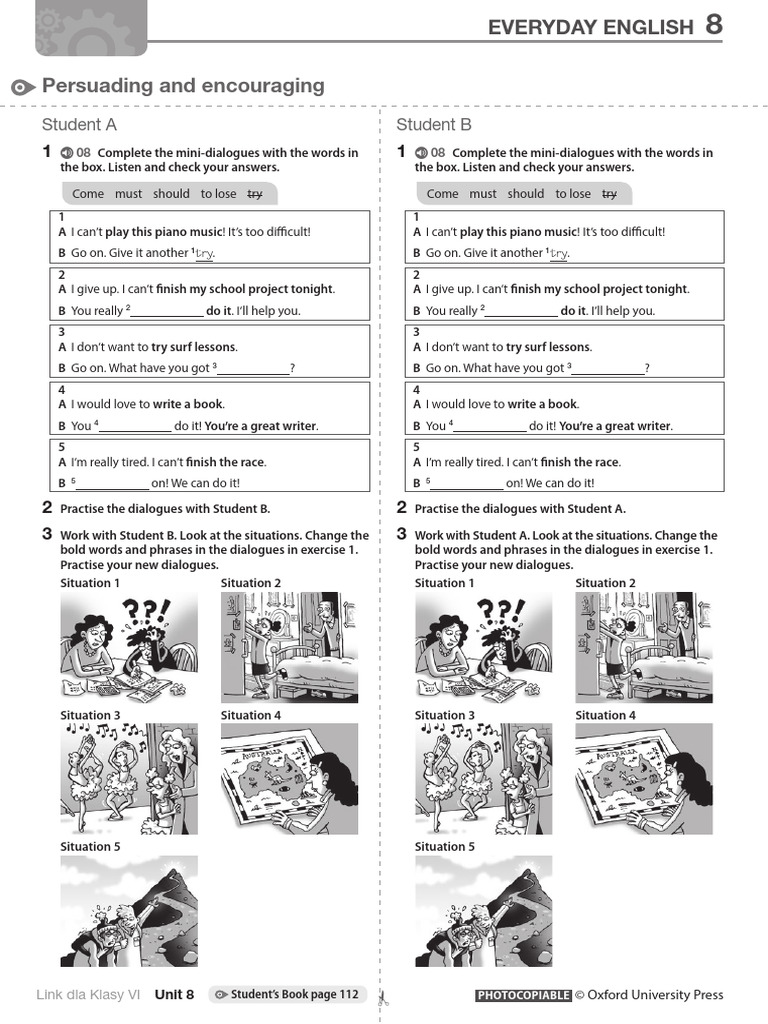 Link L6 U8 Everyday English Ws | PDF