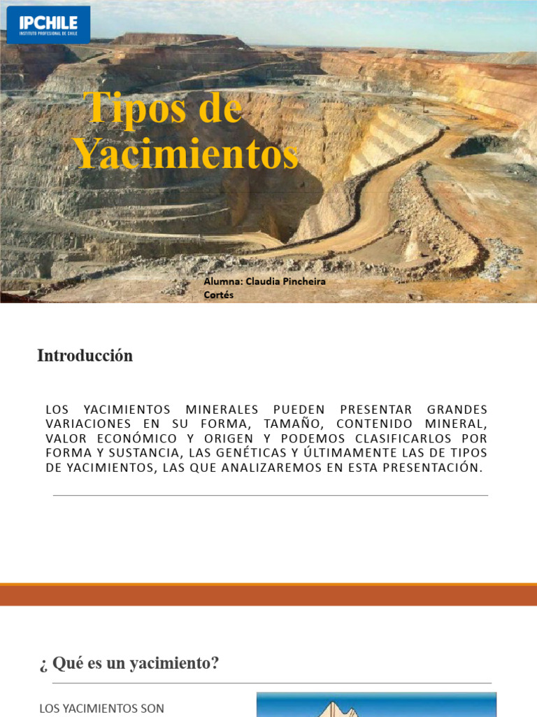 Tipos de Yacimientos | PDF