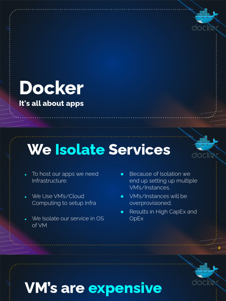Docker | PDF | Virtual Machine | Virtualization