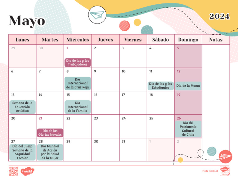 Calendario Mayo 2024 | PDF