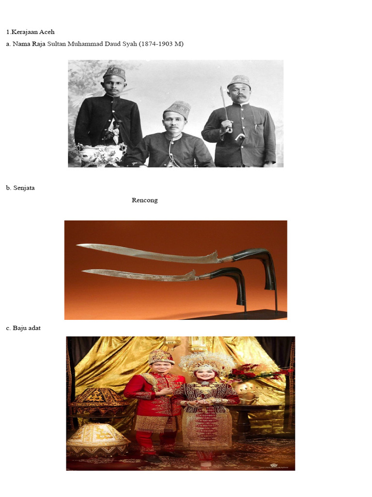 Nama Nama Raja Baju Adat | PDF