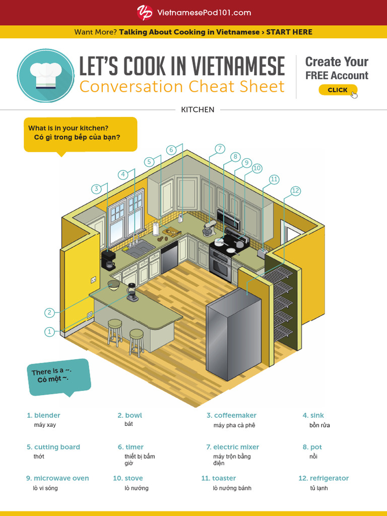 Lets Cook in Vietnamese | PDF