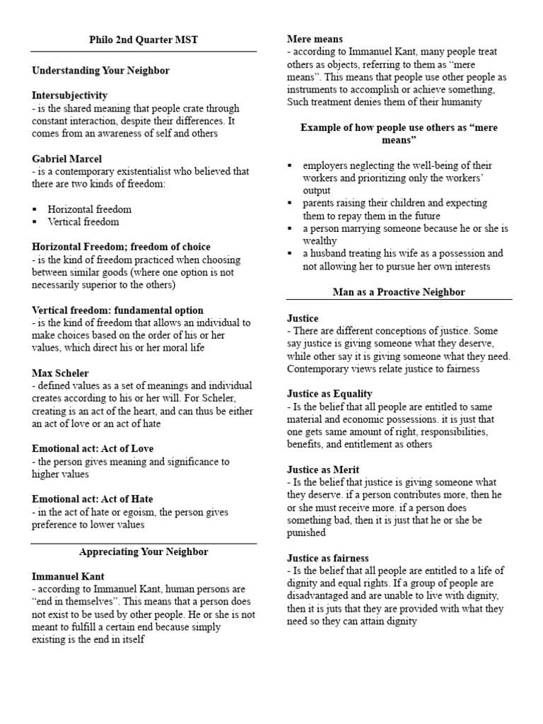 Philo 2nd Quarter Quarter | PDF | Justice | Crime & Violence