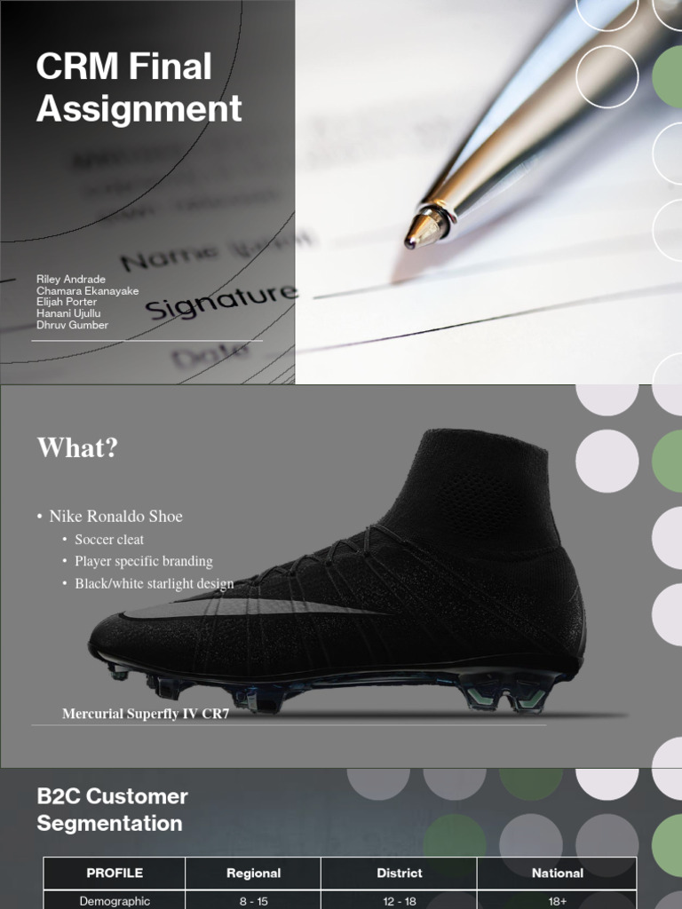 CRM Final Assignment | PDF | Marketing | Nike