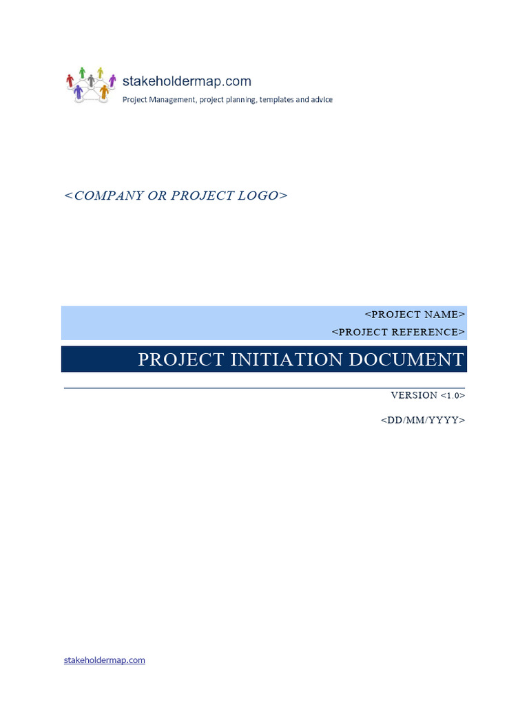 Project Initiation Document Template | PDF | Business