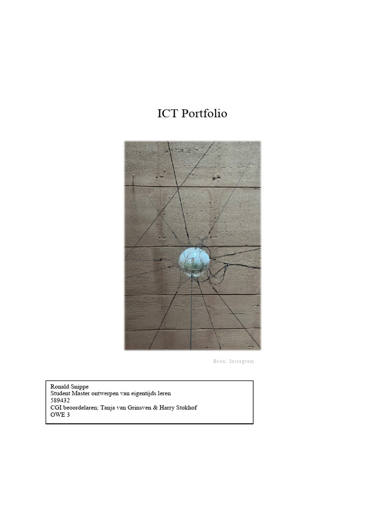 ICT Portfolio Definitief 240503 | PDF