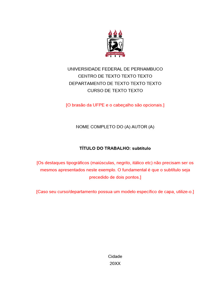 Modelo Monografia Tcc Pdf Citação Abstract Resumo