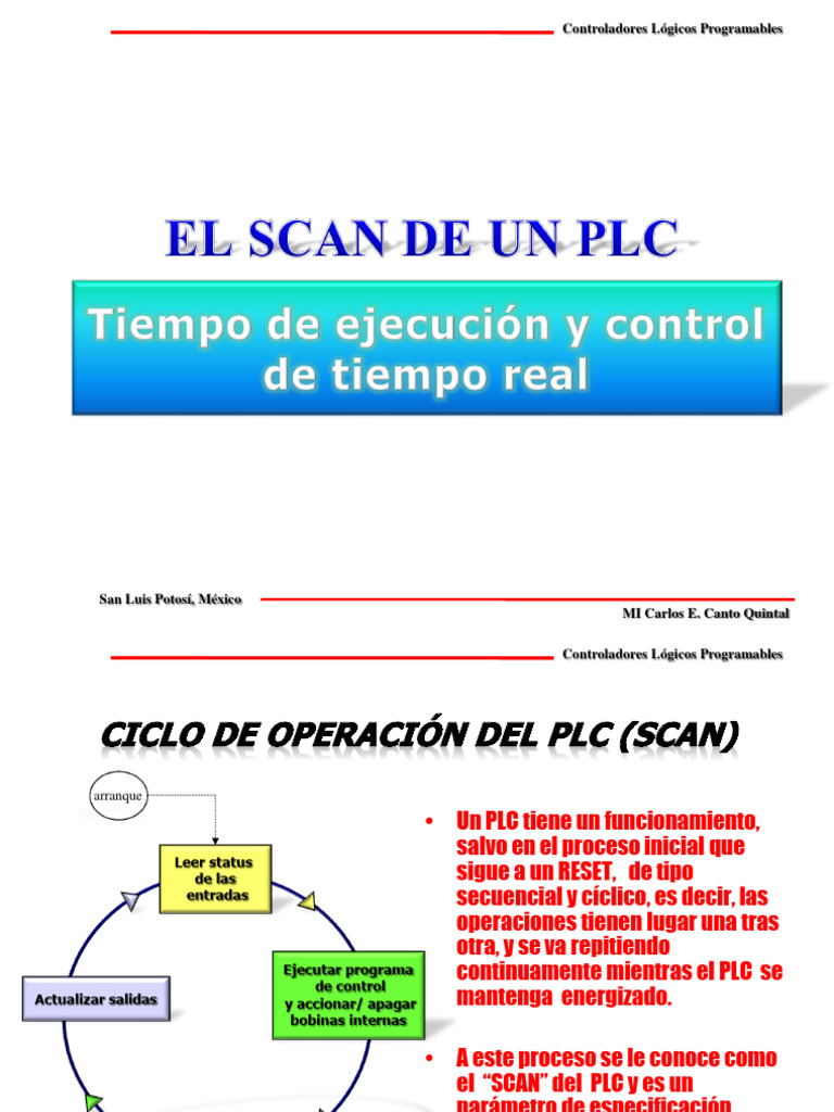 2.6 - 1.-El Scan | PDF | Controlador lógico programable | Informática