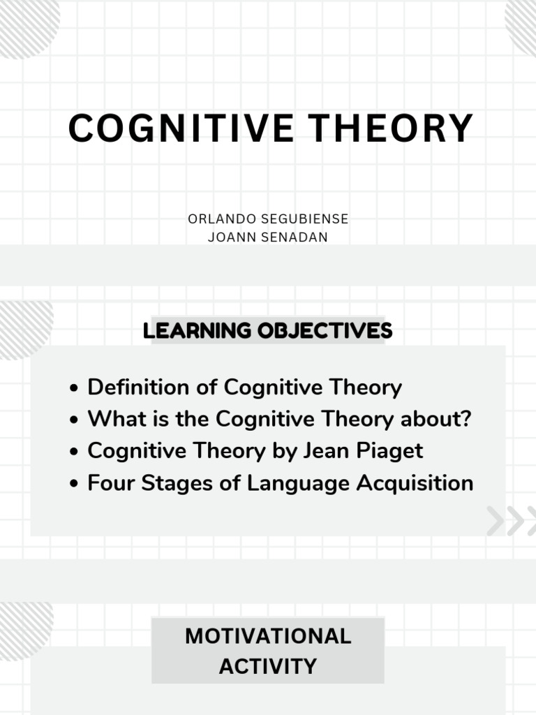 Understanding Cognitive Theory Basics | PDF