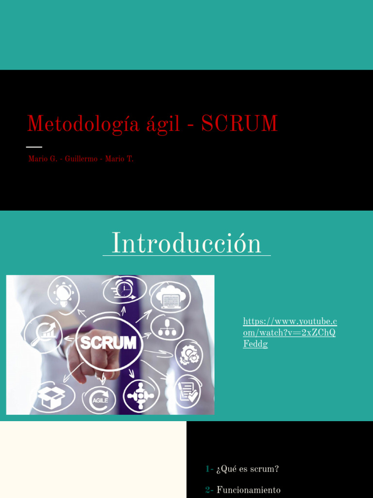 Trabajo ED Scrum | PDF | Scrum (desarrollo de software)