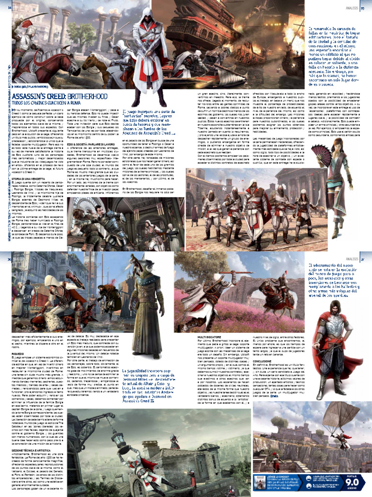 Análisis de Assassin's Creed: Brotherhood | PDF