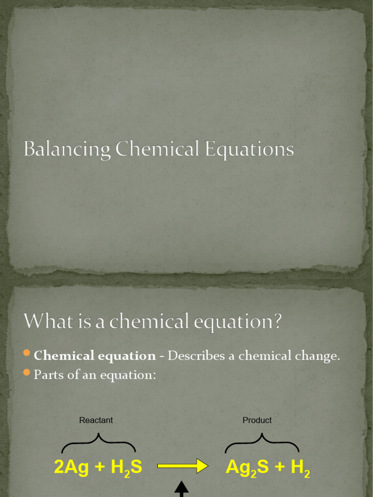 Balancing Chemical Equations | PDF | Chemical Reactions | Chemistry