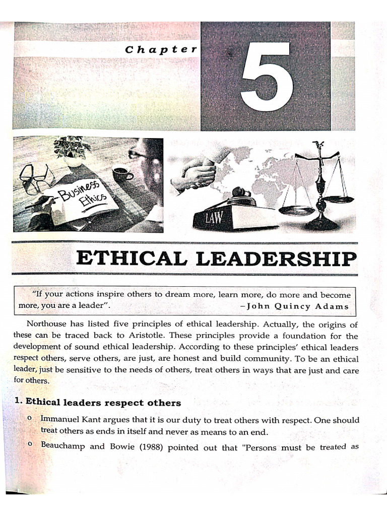 Ethical leadership | PDF