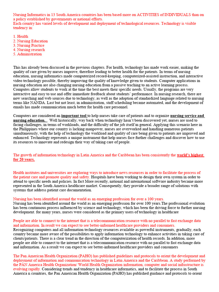 SCRIPT INFO | PDF | Nursing | Health Informatics