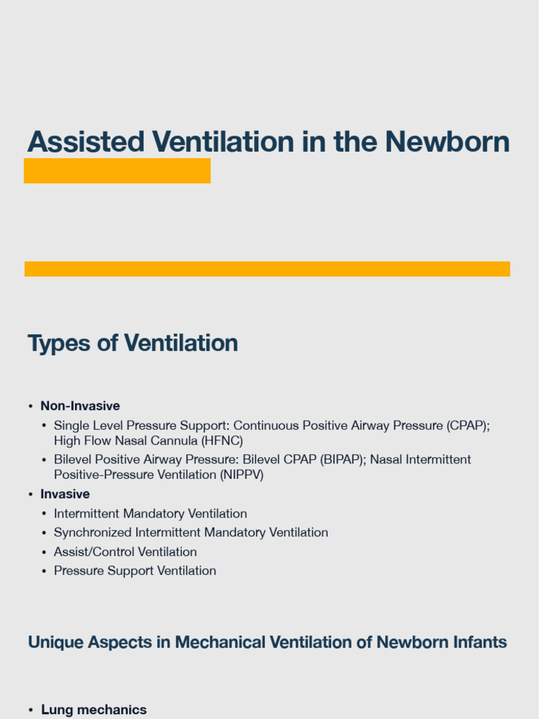 REP_240325_Assisted Ventilation - Invasive | PDF | Medical Specialties ...