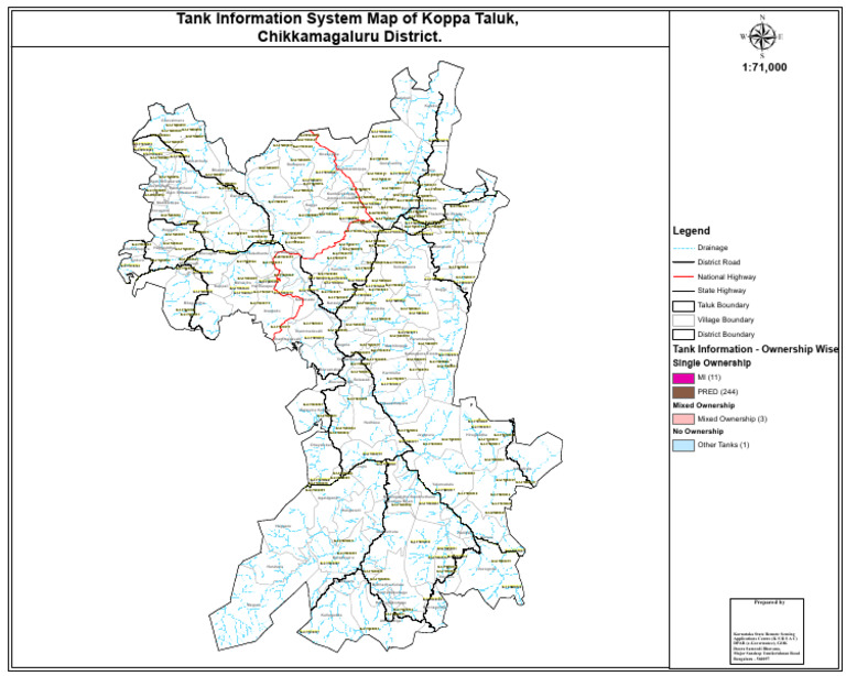 Koppa Taluk Map, Chikkamagaluru District | PDF