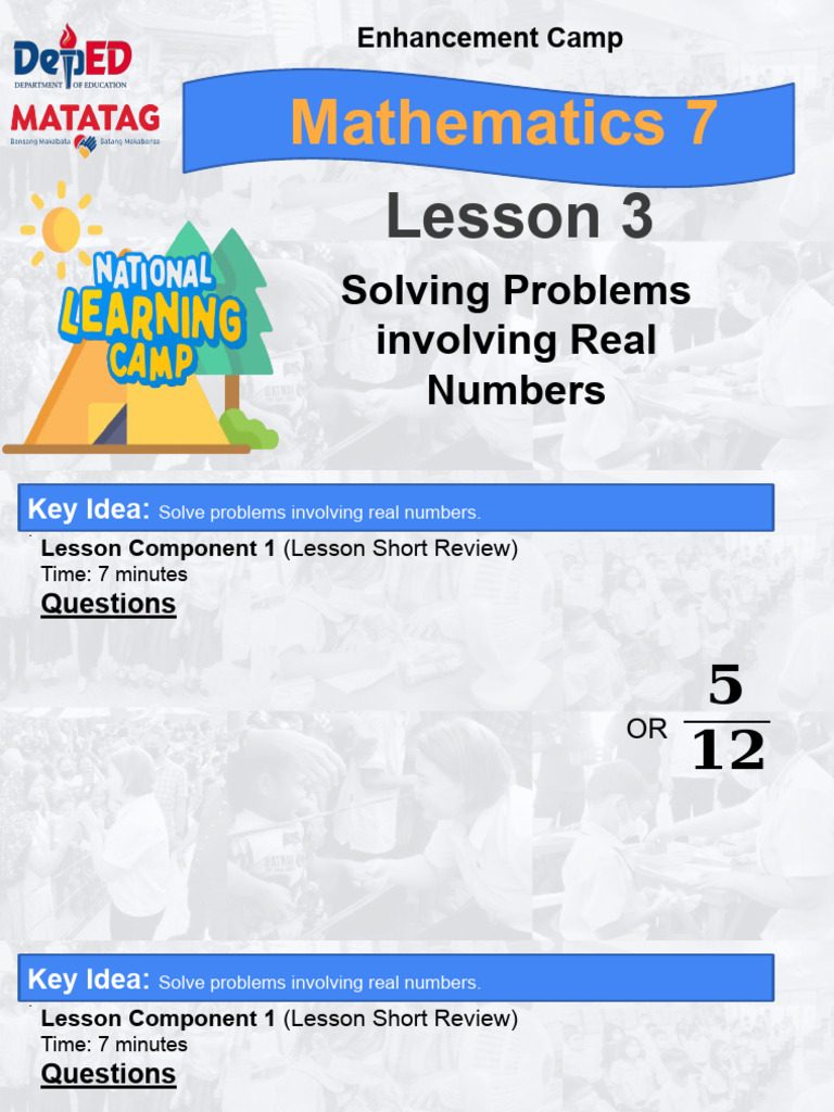NLC Math Lesson3 | PDF