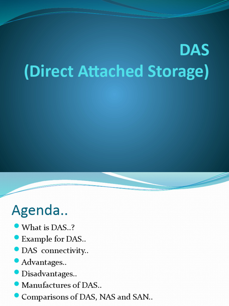 DAS (Direct Attached Storage) | PDF | Computer Data Storage | Computer Data