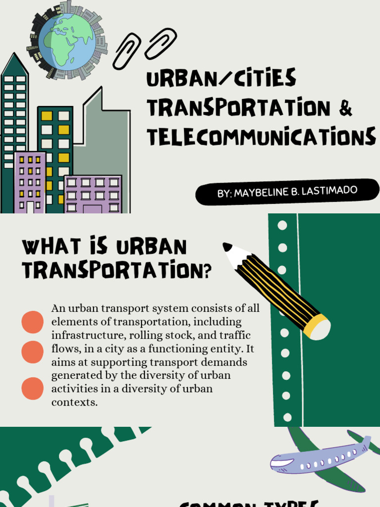 Urban Transportation | PDF | Public Transport | Tram