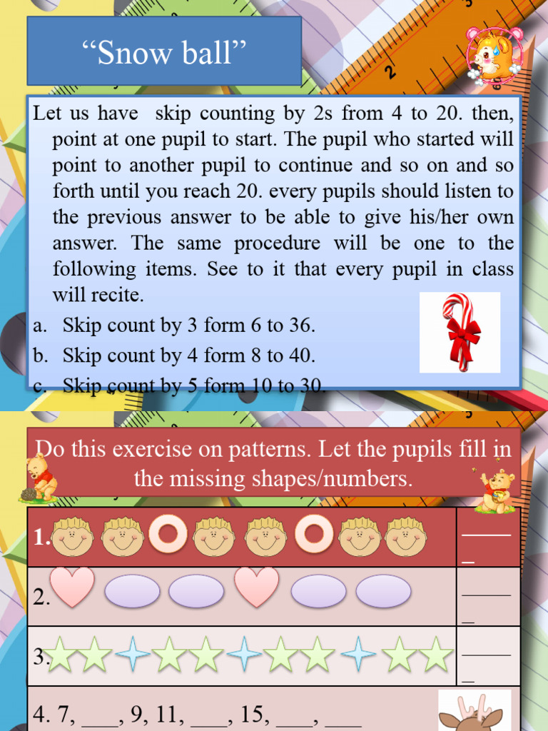 Math Patterns for Young Learners | PDF | Multiplication | Numbers
