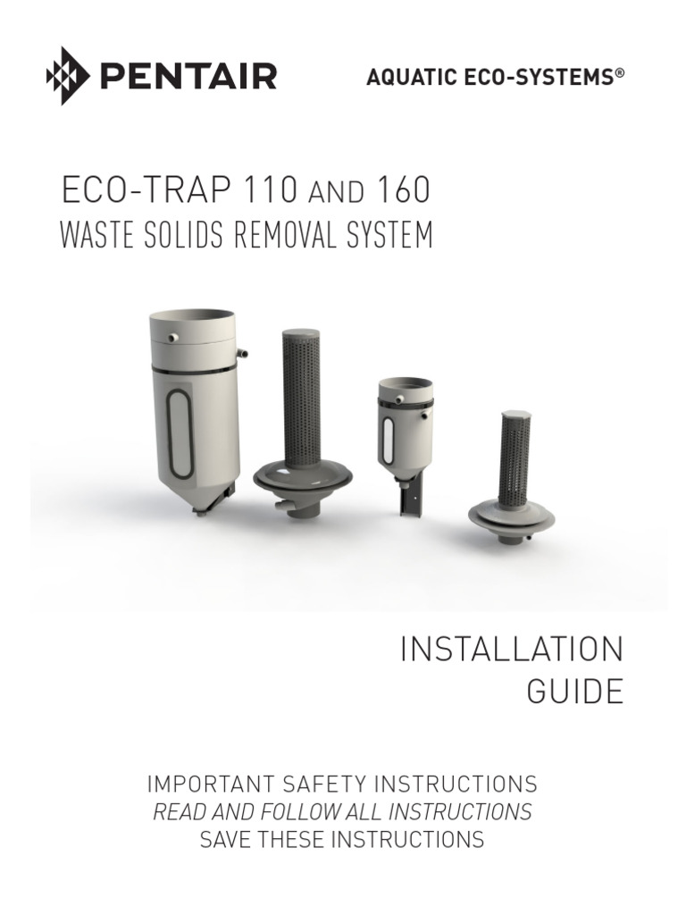 Silo - Tips - Eco Trap 110 and 160 Waste Solids Removal System | PDF ...