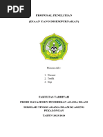Ukuran dan Format Proposal yang Tepat | PDF | Karier & Perkembangan | Seni