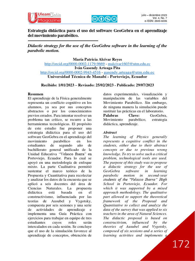 378-Texto Del Artículo-1776-1-10-20230726 | PDF | Aprendizaje | Evaluación