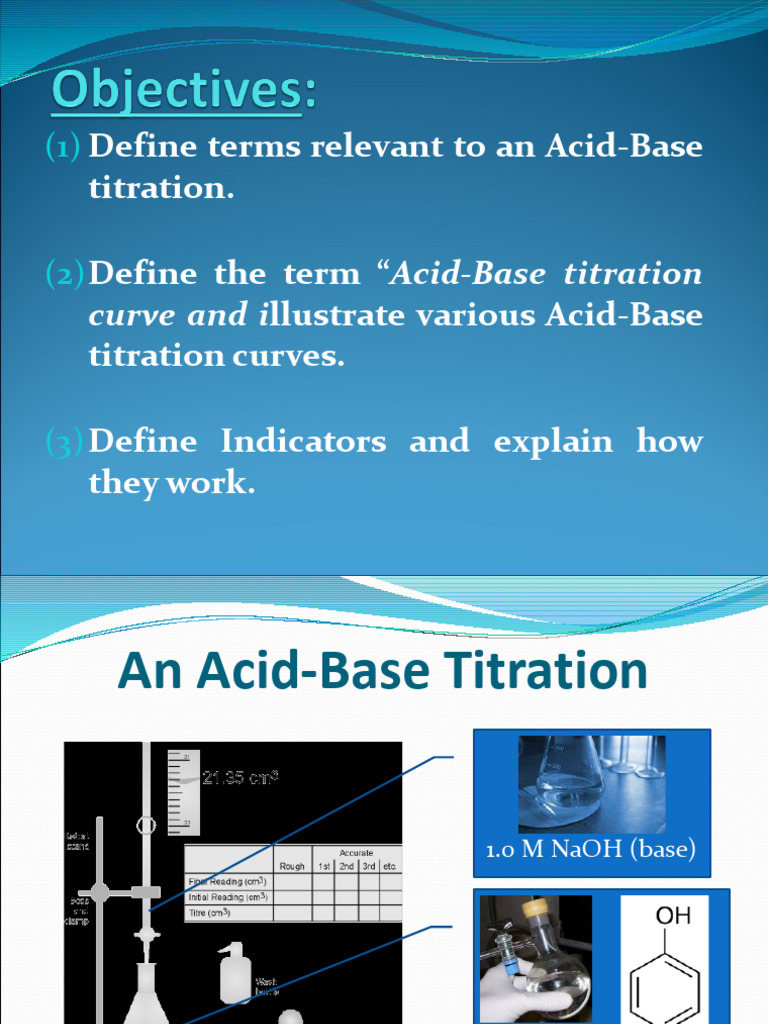 Lecture_19 titration and indicator theory | PDF | Titration | Chemistry