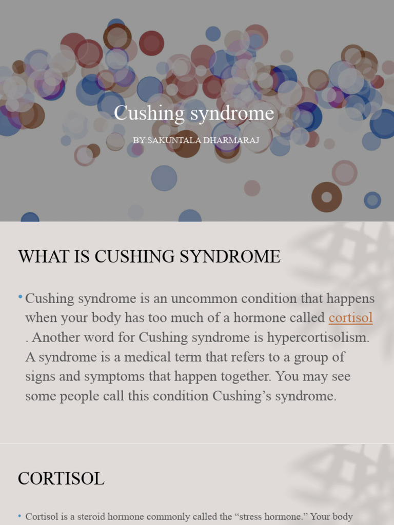 Cushing Syndrome | PDF | Adrenal Gland | Cortisol