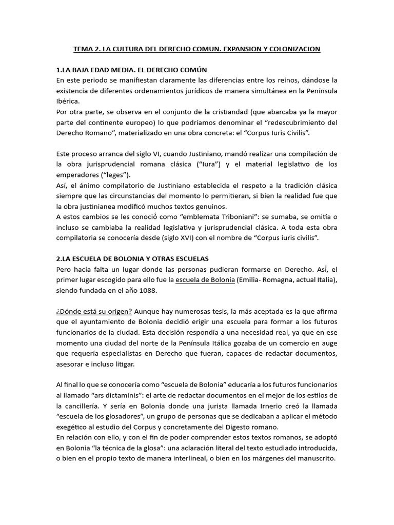 Evolución del Derecho Común Medieval | PDF | Derecho Canónico | Justicia