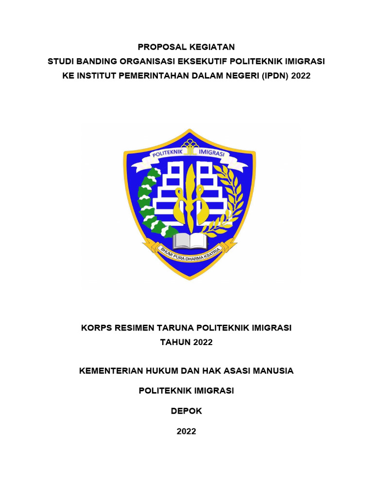 Proposal Studi Banding Eksekutif | PDF