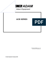 Adam Equipment Scale User Manual | PDF | Pound (Mass) | Weight