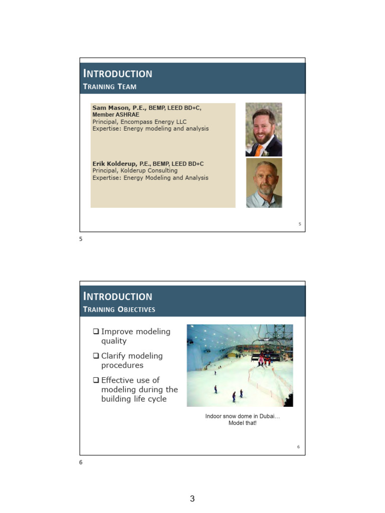 Energy Modeling Training Guide | PDF