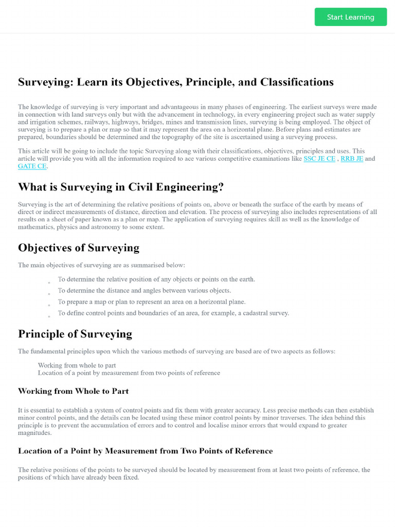 Surveying Learn Its Objective Principle Classification and Uses ...