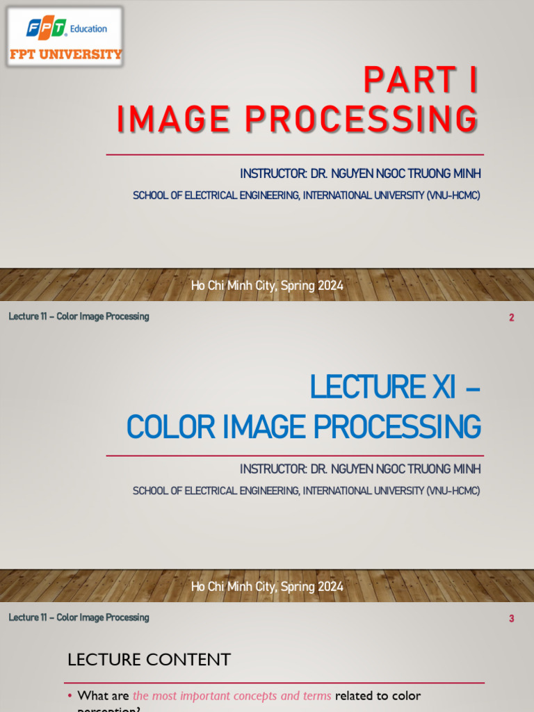 Lecture 11-Color Image Processing | PDF | Color | Rgb Color Model