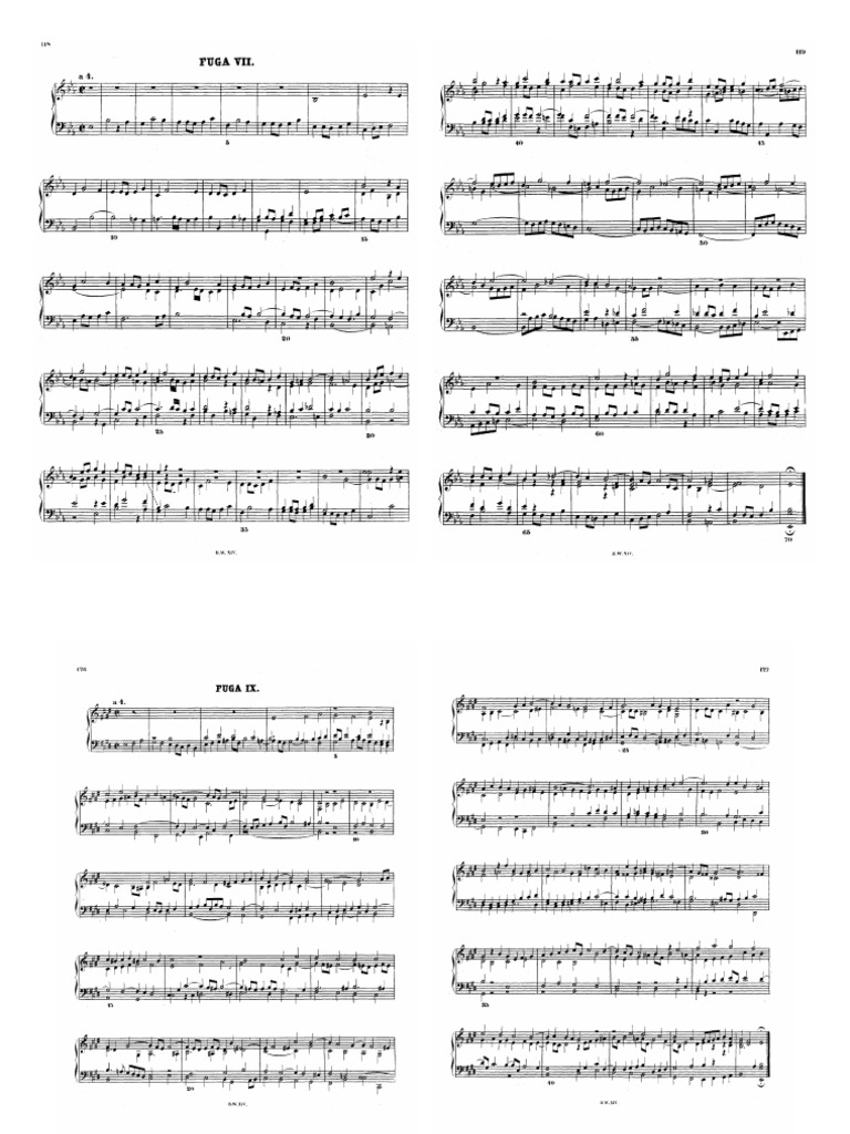 Two Fugues by JS Bach | PDF