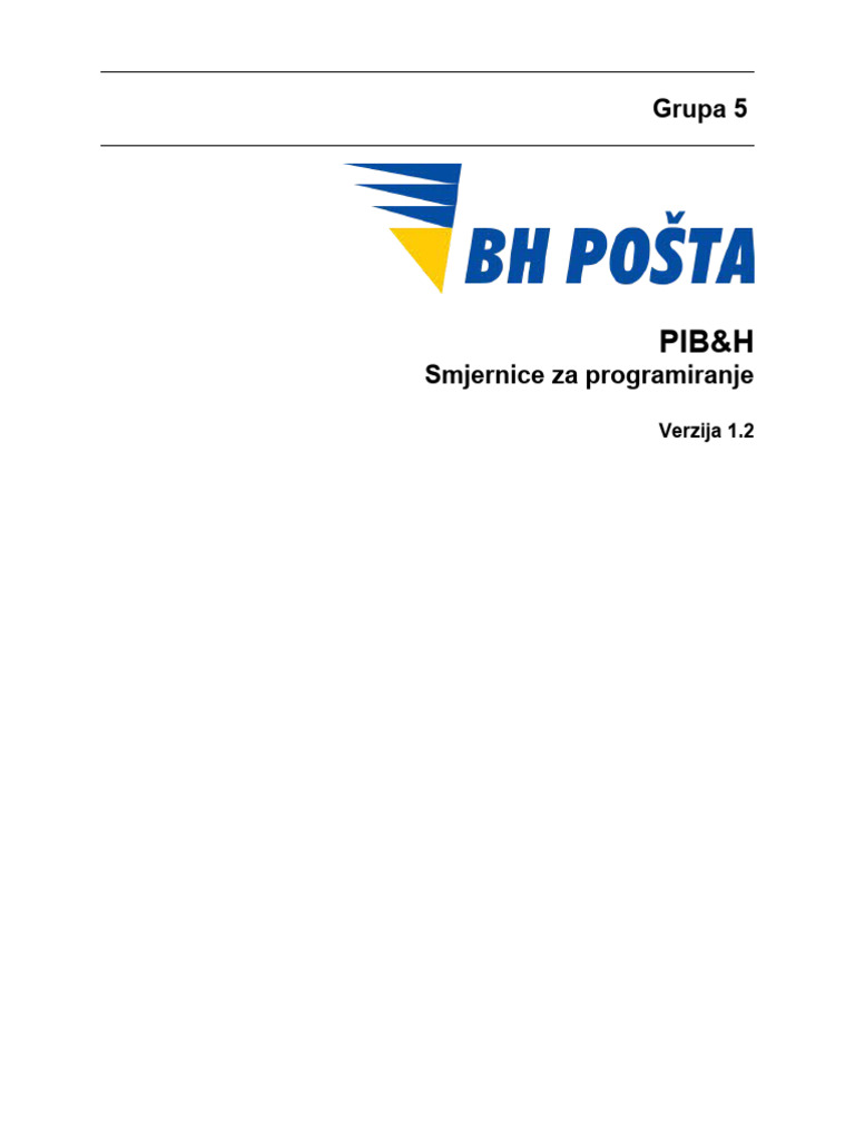 Smjernice za programiranje | PDF