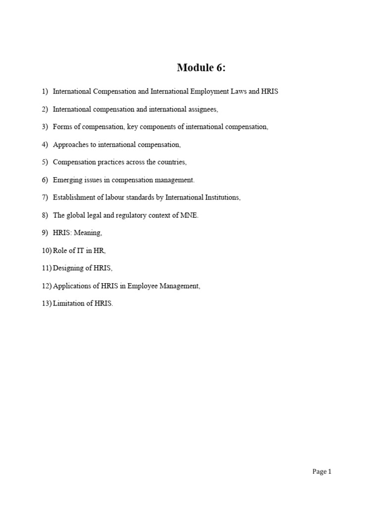 Module - 6A | Download Free PDF | Cost Of Living | Employment