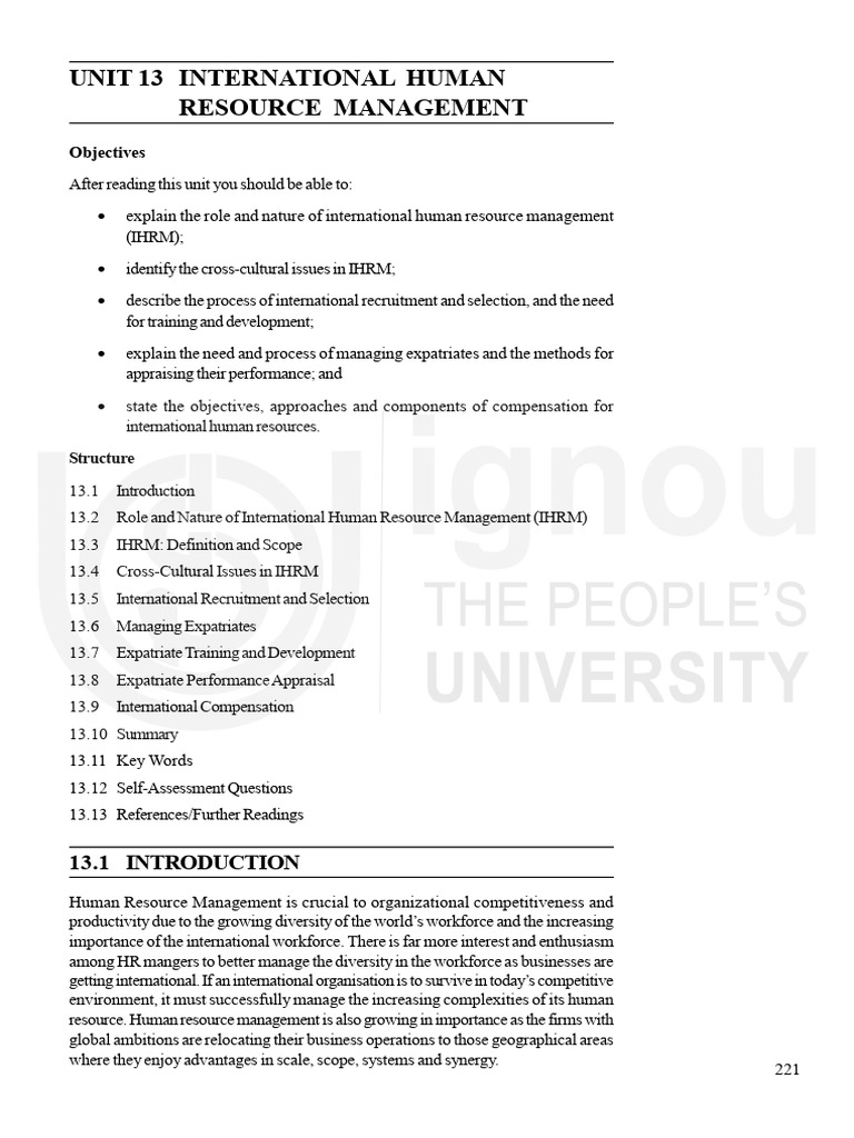 Unit 13 | PDF | Human Resource Management | Performance Appraisal
