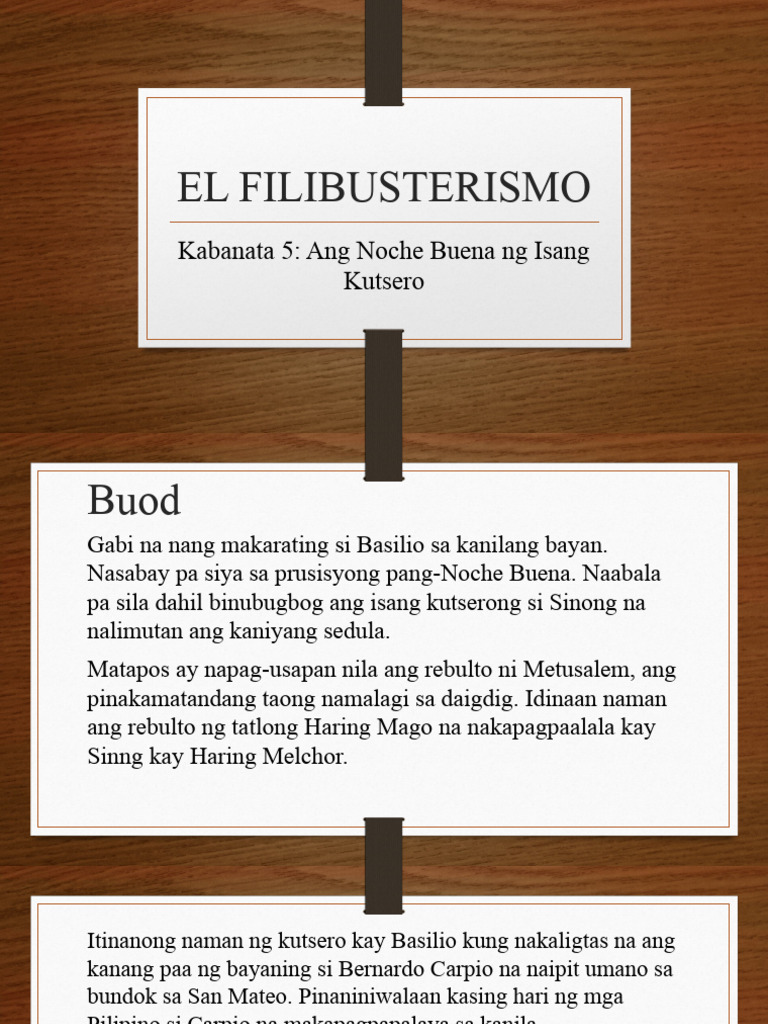 El Filibusterismo Kabanata 5 | PDF