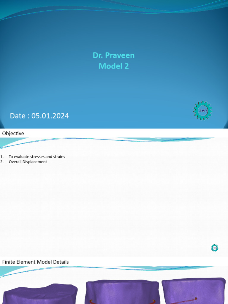 DrPraveen Model2 5jan2024 | PDF | Stress (Mechanics) | Structural Analysis