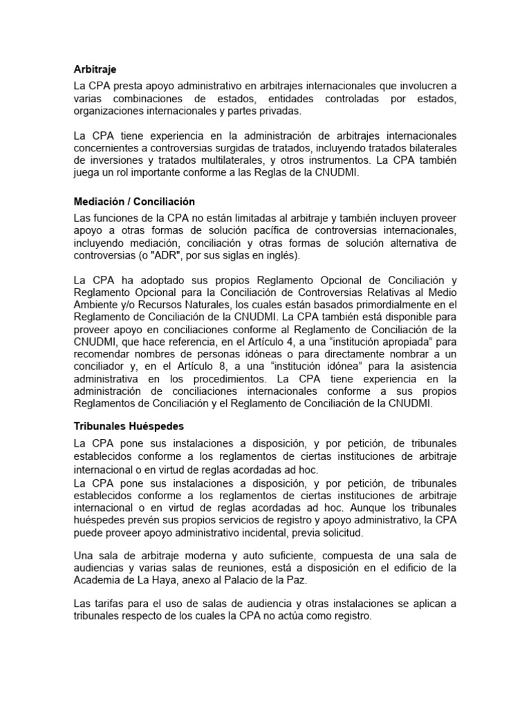 Tarea Arbitraje | PDF | Arbitraje | Convenio europeo de derechos humanos