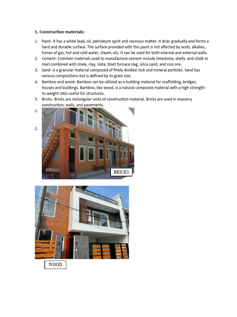 Construction Materials | Download Free PDF | Stairs | Concrete