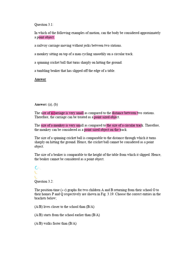 Phy 11 CH 3 | PDF | Acceleration | Velocity