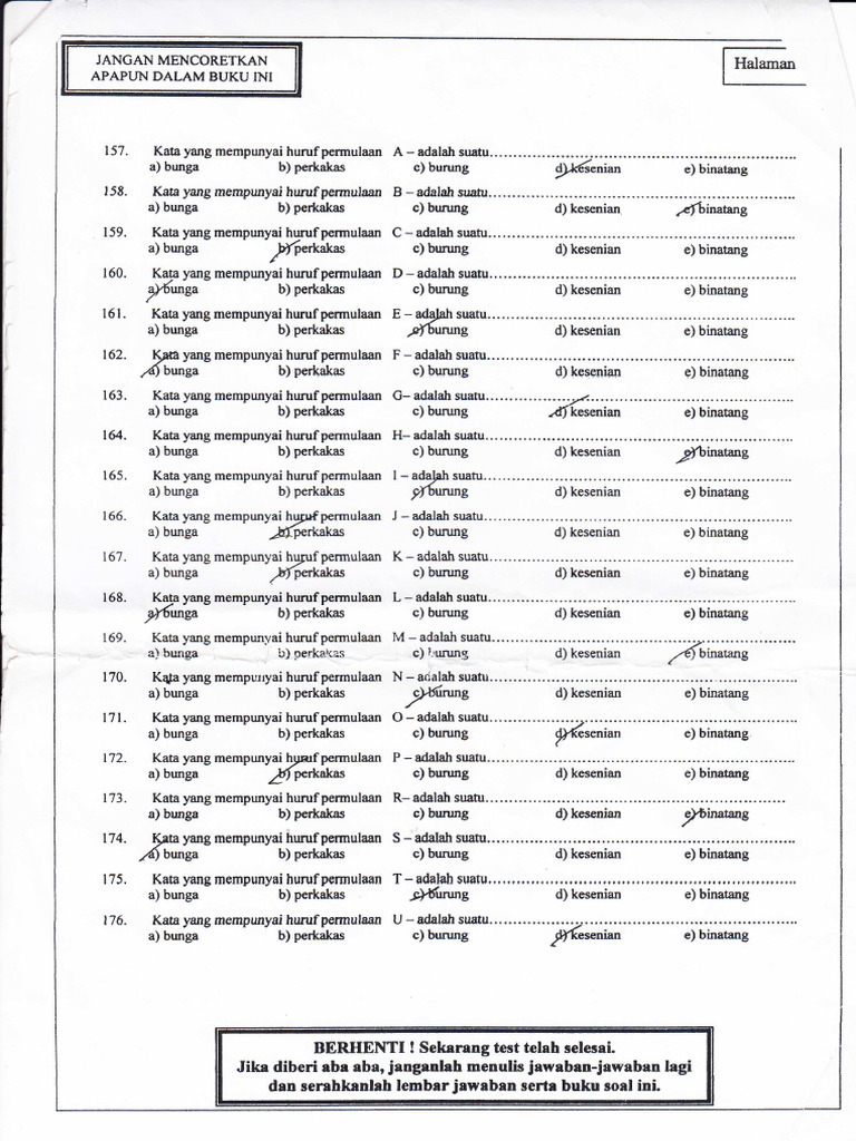 Ketinggalan Test IST AMTHAUER | PDF | Seni