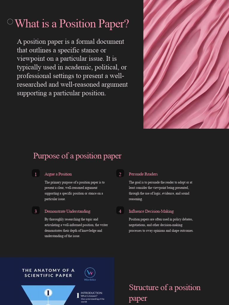 What Is A Position Paperbgf | PDF | Argument | Logic