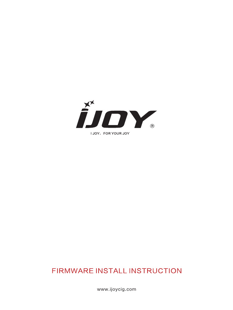 IJOY Update Installer Manual-2016 | PDF