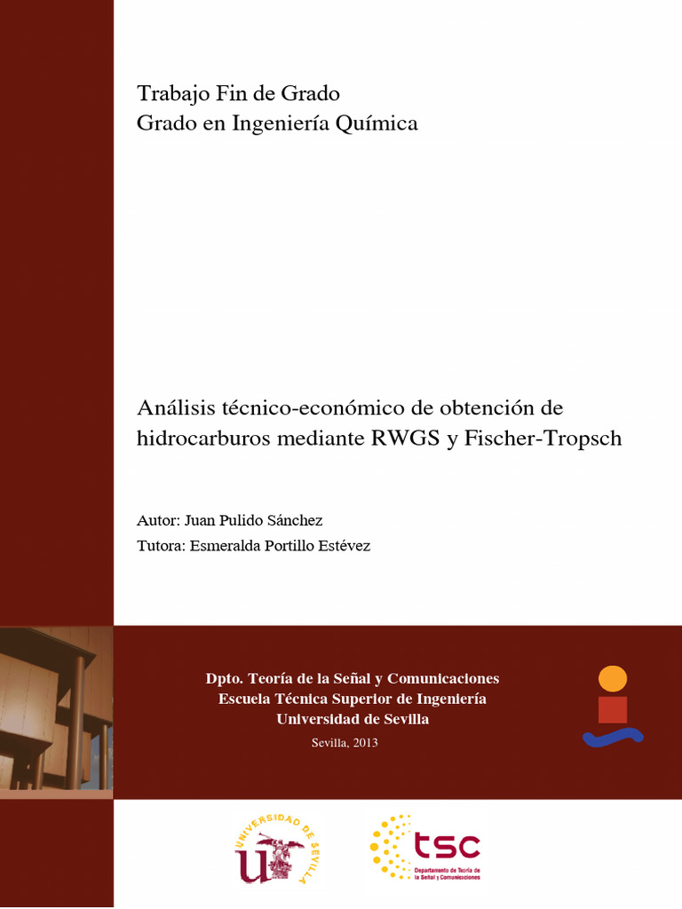 TFG4723 Pulido Sánchez | PDF | Dióxido de carbono | Oxígeno