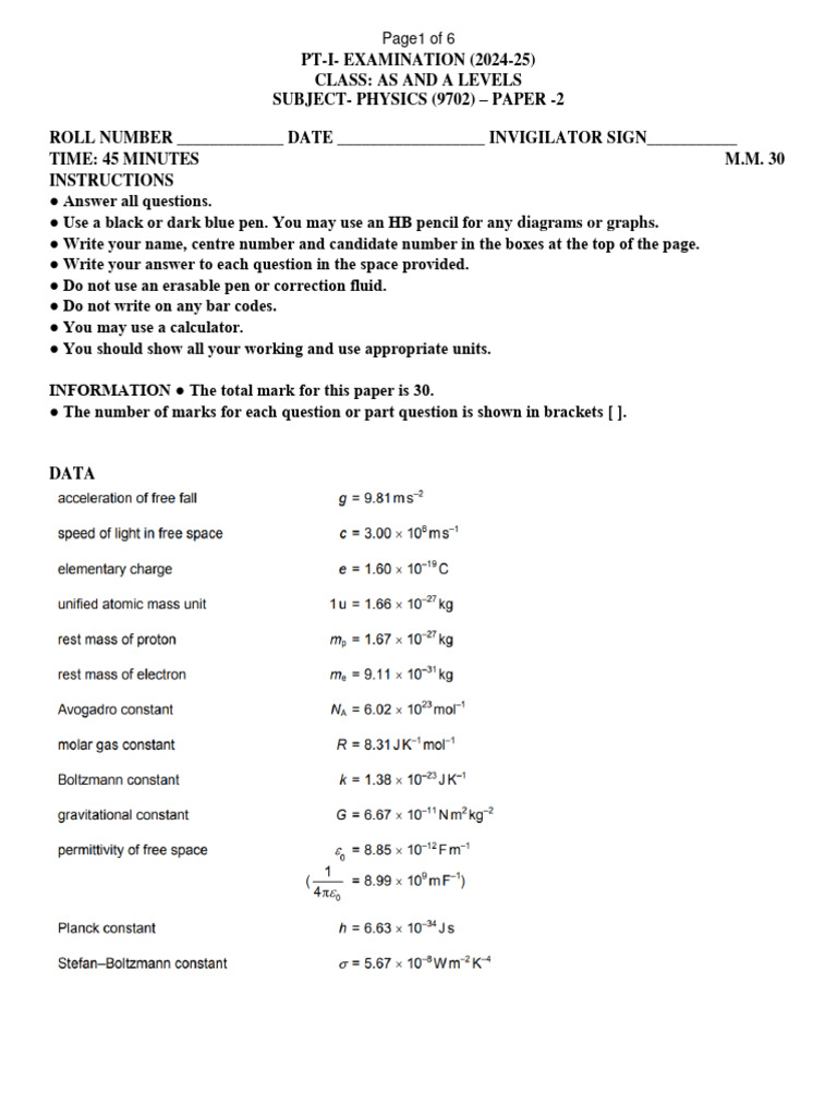 Paper 2 | PDF | Velocity | Force